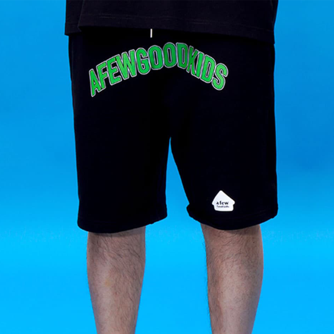 AFGK : Front Logo Shorts Black – Stoned & Co Group